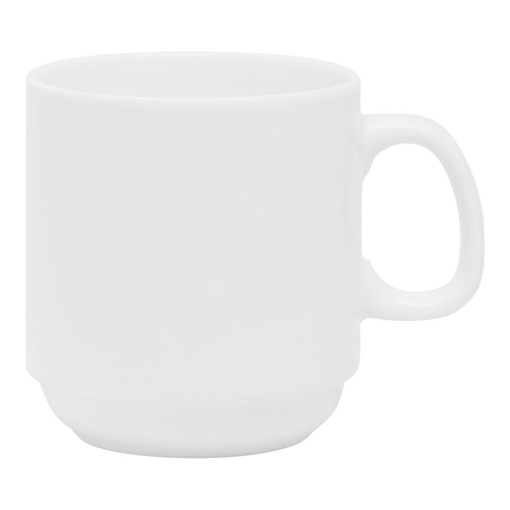 Varick Classic Cafe from Steelite International 10 oz. Bright White ...