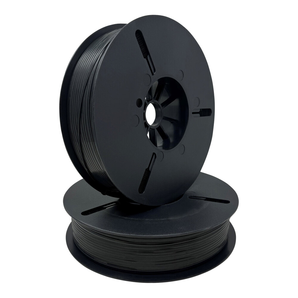 Tach-It 01-2460 5/32" x 2,460' Black Standard Plastic Twist Tie Ribbon ...
