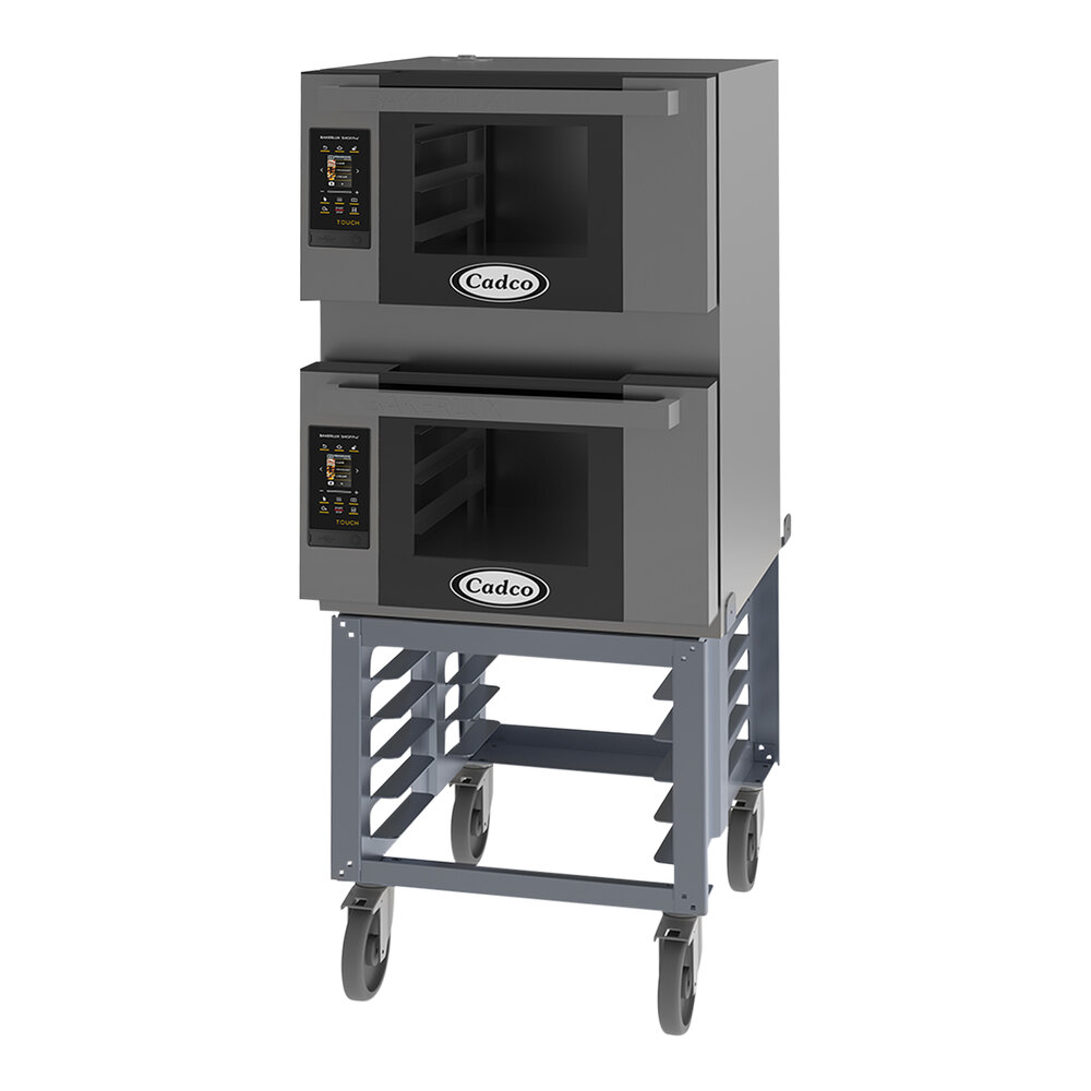 Cadco Bakerlux Station BLS-4HTD-2 Double Stacked 4-Shelf Half Size ...