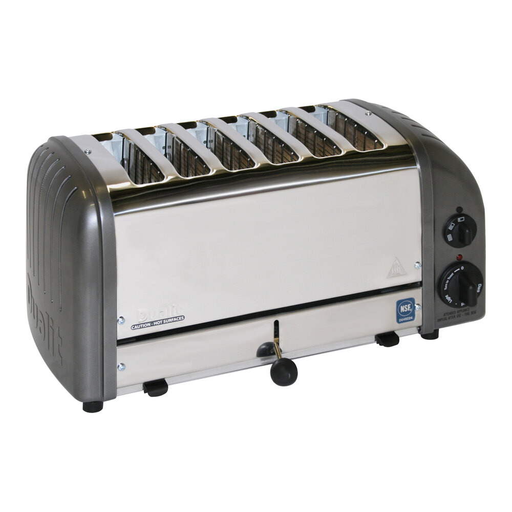 Cadco CTW-6M(220) 6-Slice Standard Toaster with 1" Slots - 220V