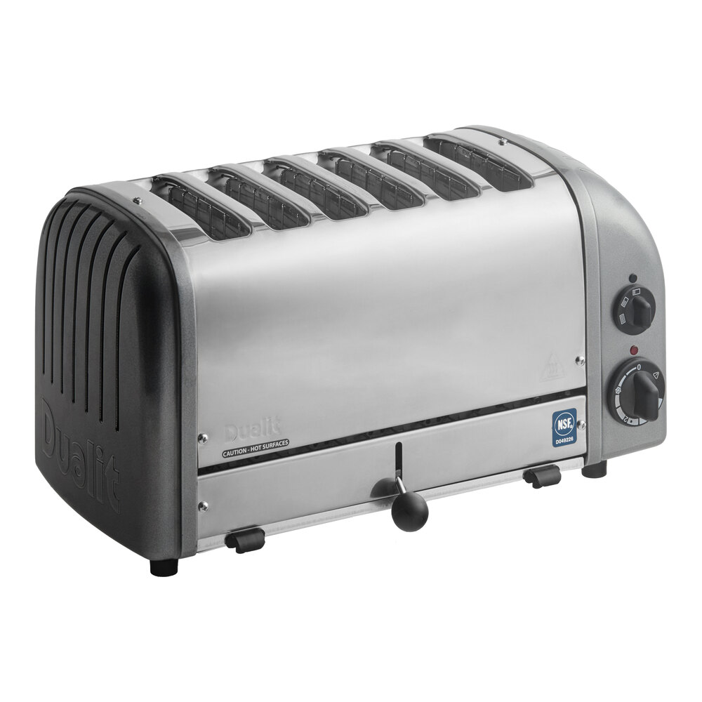 Cadco CTW-6M(220) 6-Slice Standard Toaster with 1" Slots - 220V