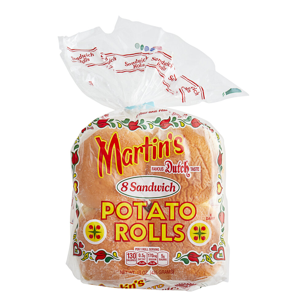 Martin's Famous Frozen Sandwich Potato Rolls 1.9 oz. - 72/Case