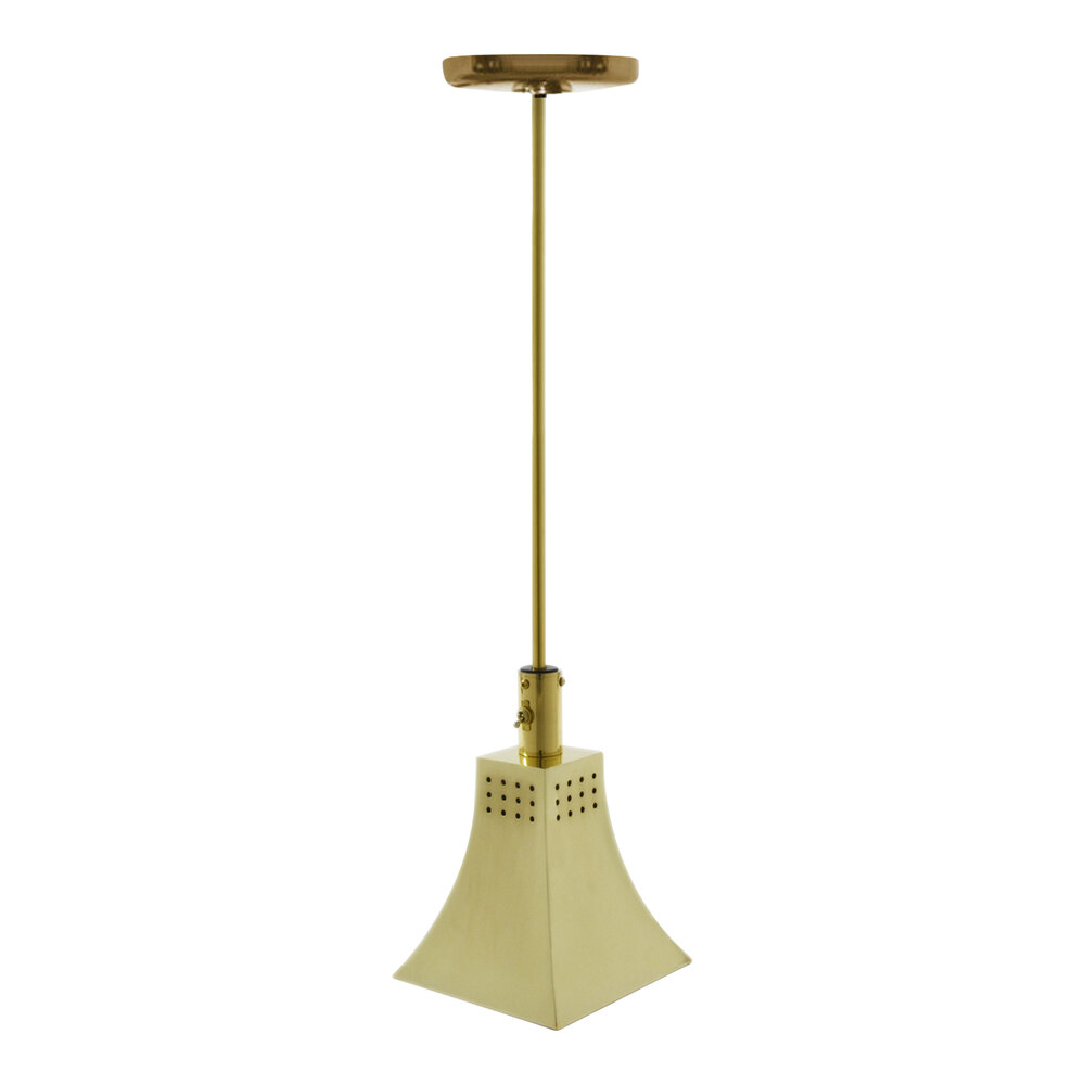 Hanson Heat Lamps 500-SMT-BR-120V 500-Style Brass Single-Bulb Rigid ...