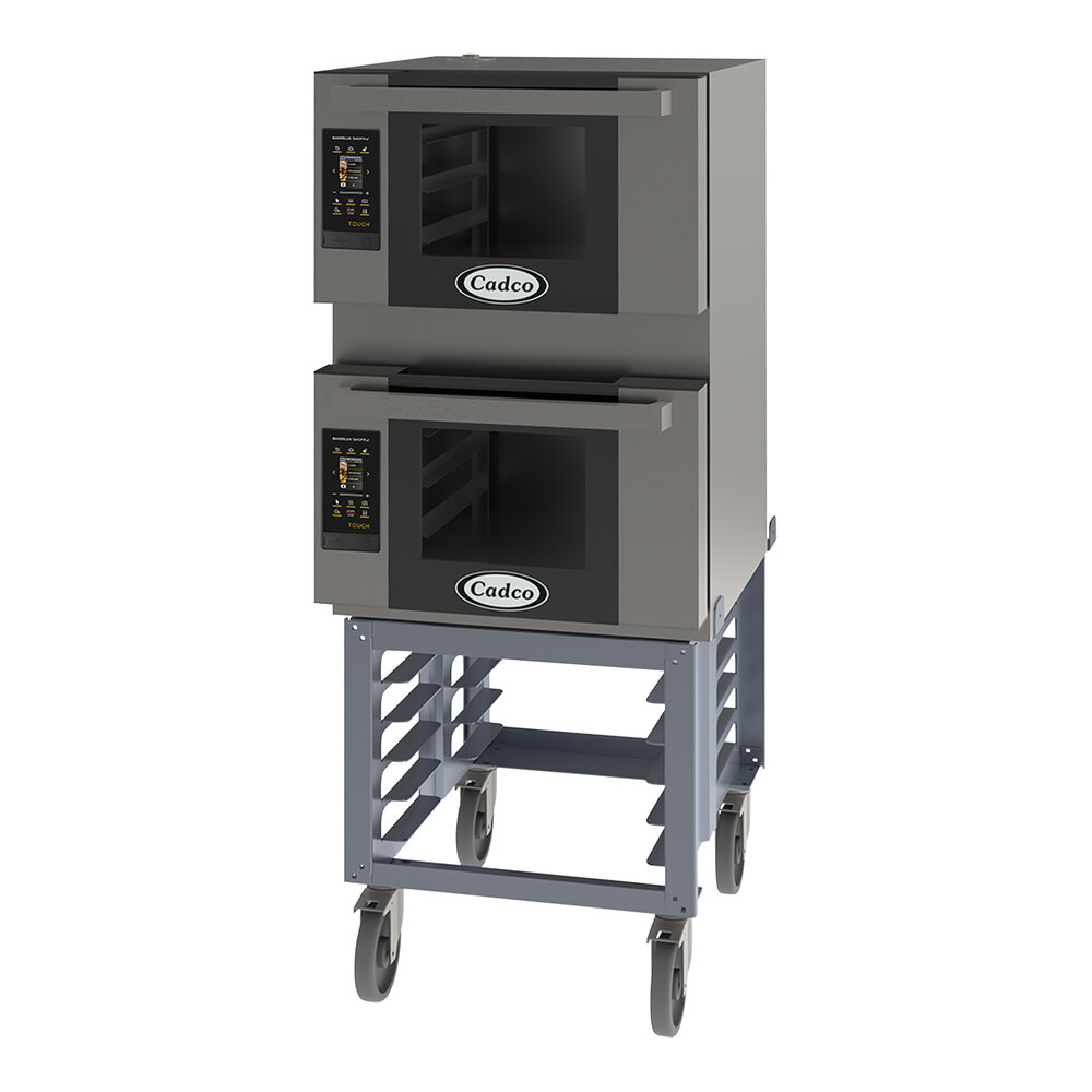 Cadco Bakerlux Station BLS-3HTD-2 Double Stacked 3-Shelf Half Size ...