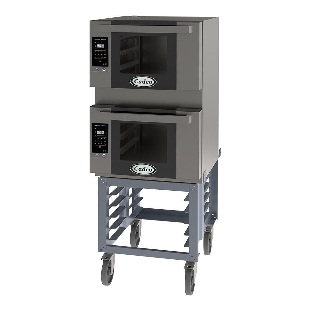 Cadco Bakerlux Station BLS-3HGD-2 Double Stacked 3-Shelf Half Size ...