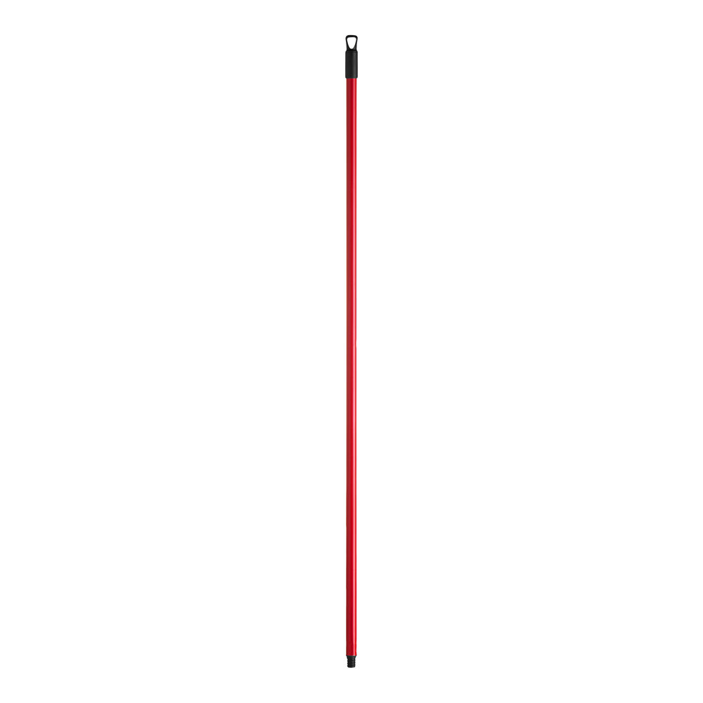 Lavex 48" Red Metal Threaded Broom Handle