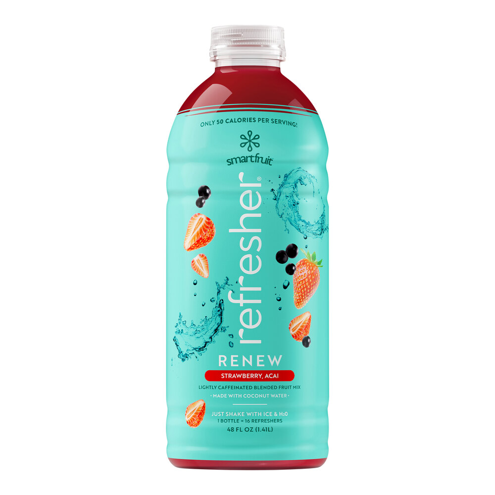 Smartfruit Renew Strawberry Acai Refresher Beverage 1:1 Concentrate 48 ...