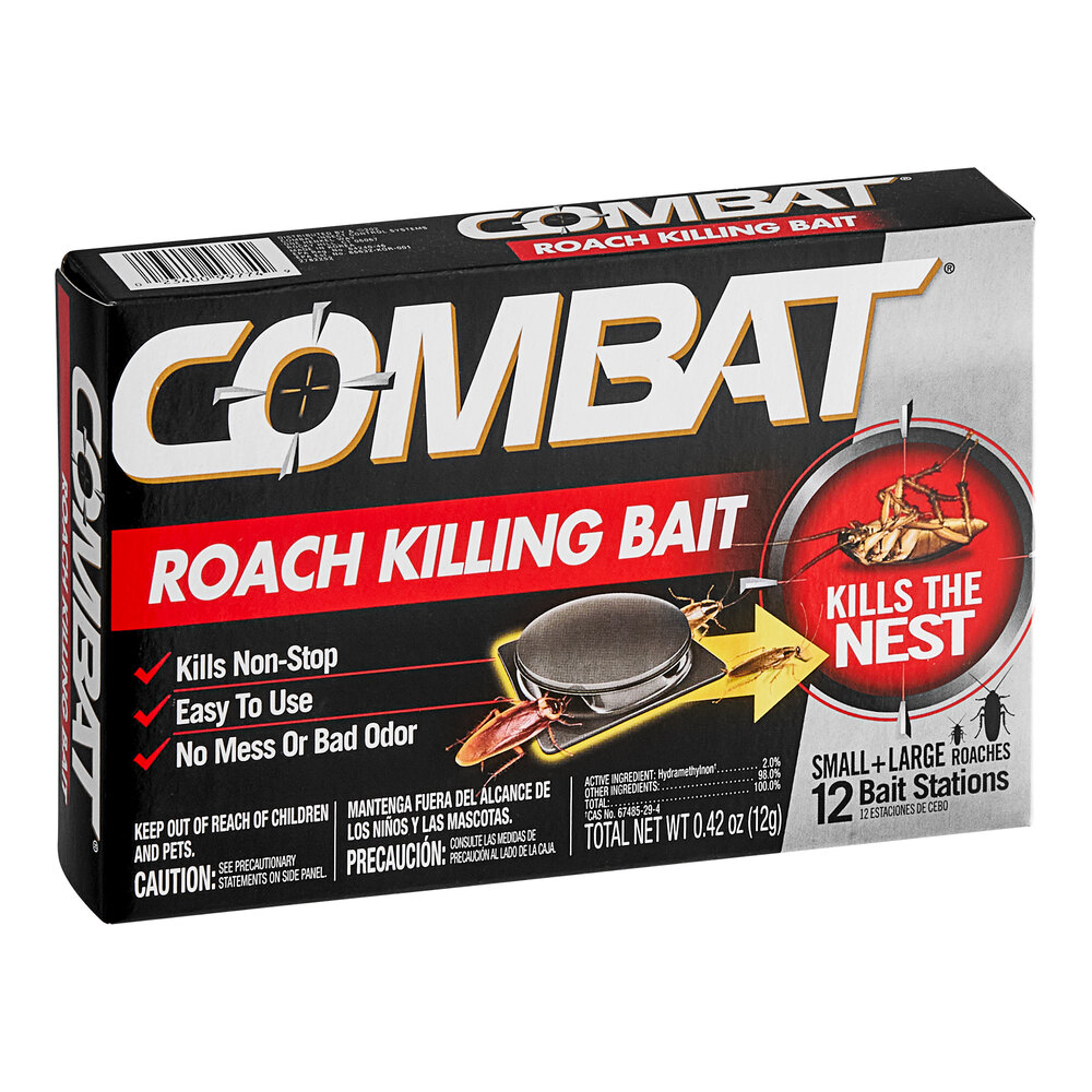 Combat® DIA05701 12-Pack Small and Large Roach Bait