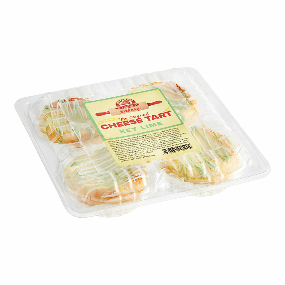 September Farm Key Lime Cheese Tart 2.8 oz. - 12/Case
