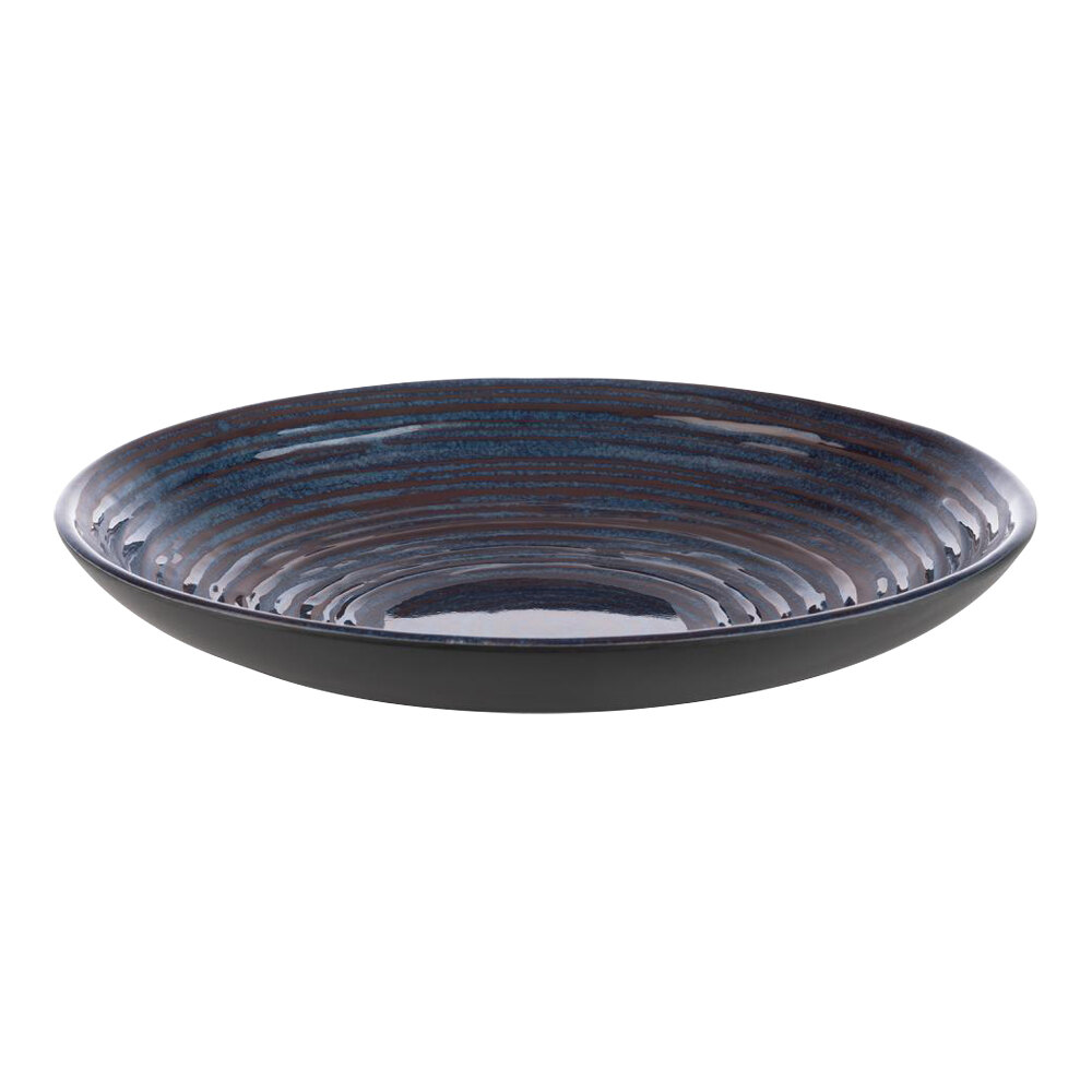 APS Loops 10" Round Deep Coupe Melamine Plate - 6/Case