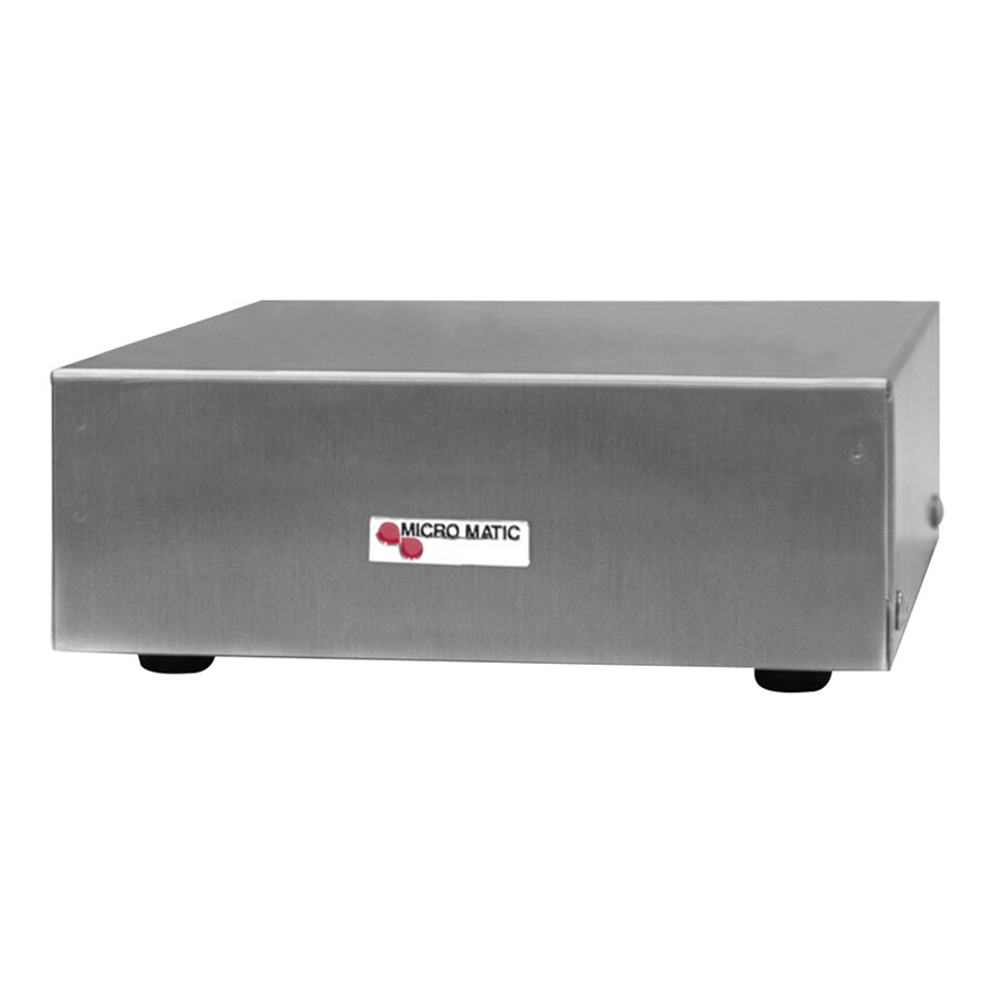 Micro Matic SS-7780-4 7 3/4" x 7 3/4" x 6" Stainless Steel / Plastic ...