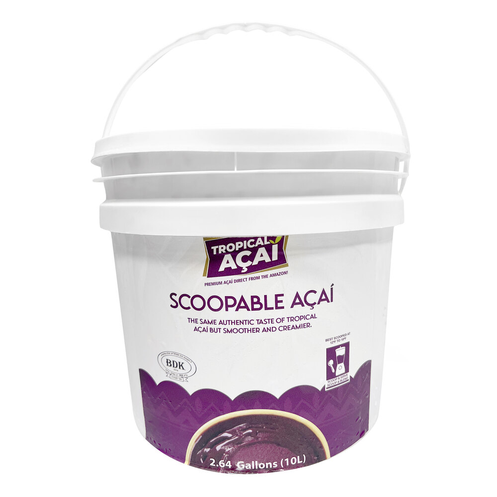 Tropical Acai Scoopable Acai Sorbet 2.6 Gallon