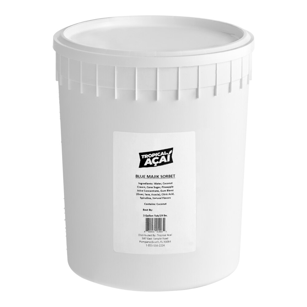 Tropical Acai Premium Blue Magic Sorbet 3 Gallon