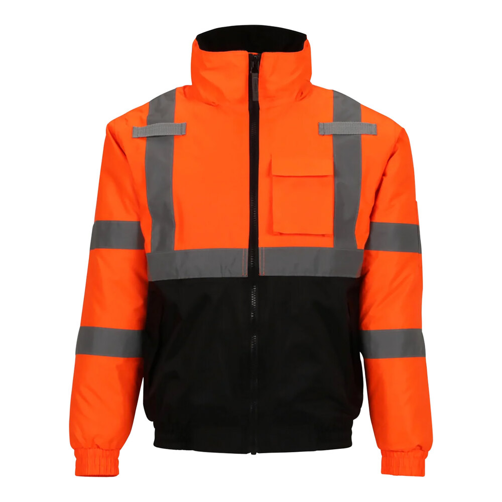 Tingley Bomber II Type R Class 3 Hi-Vis Orange Jacket with Black Panels ...