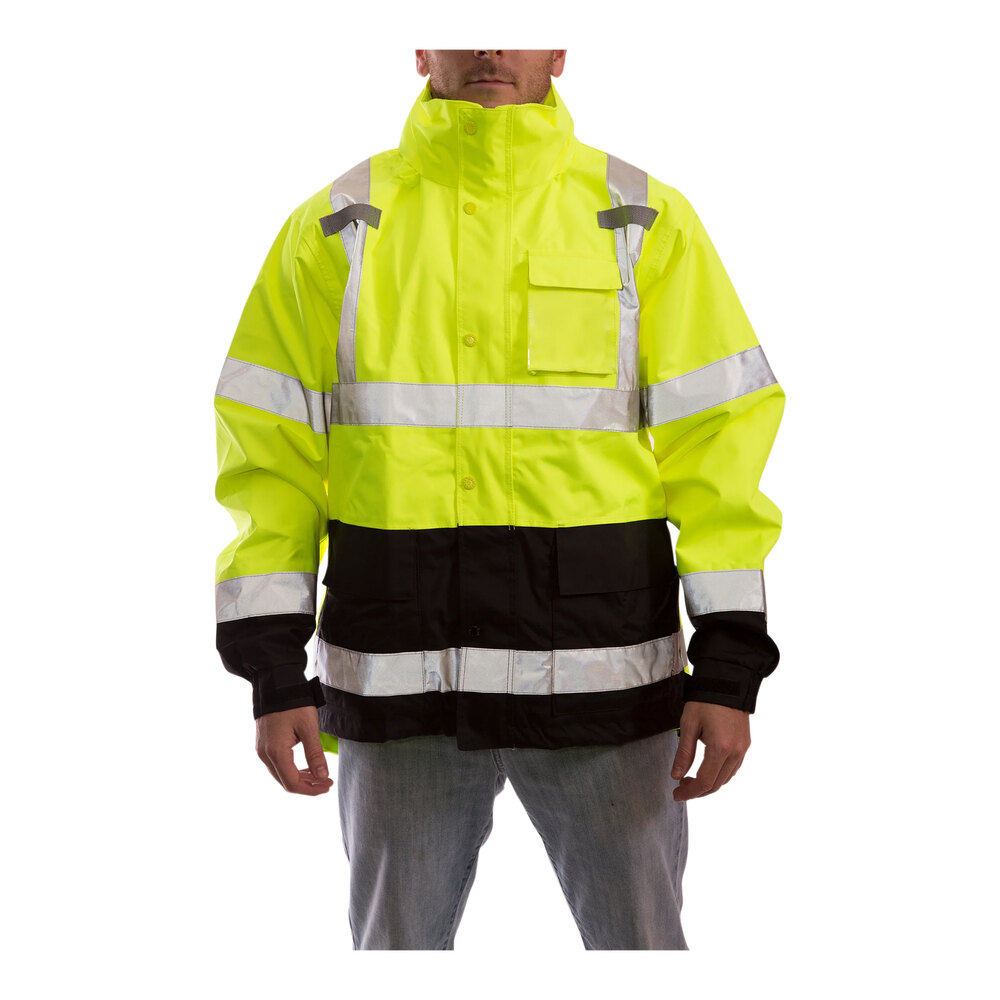 Tingley Icon Type R Class 3 Hi-Vis Yellow Jacket with Black Panels ...