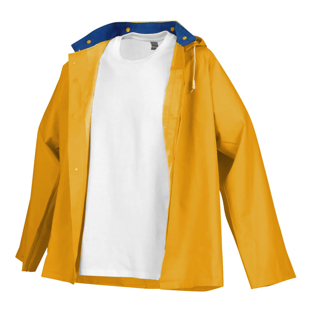 Tingley Yellow Industrial Work / Rain Jacket with Hood J53107.2X - 2X