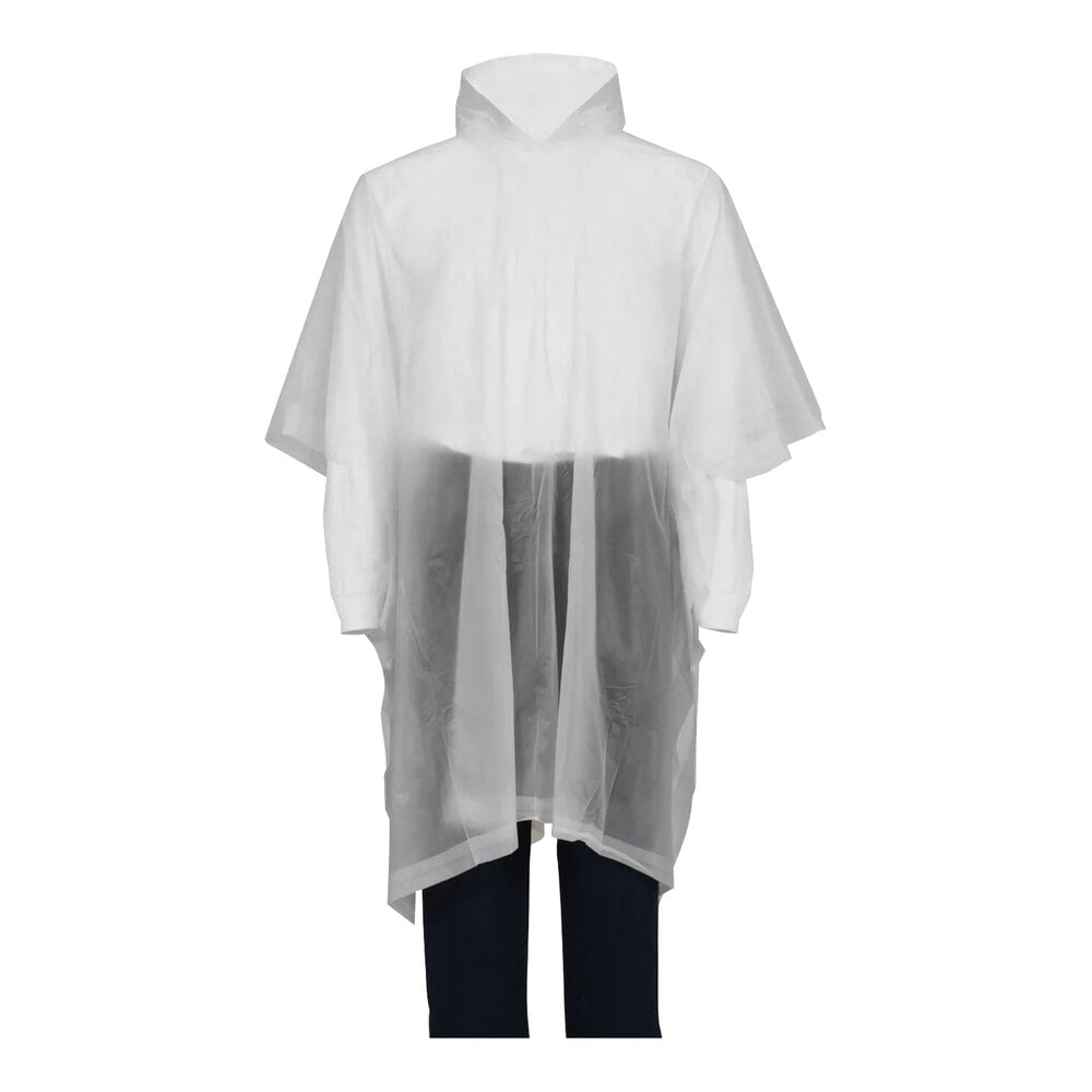 Tingley 50" x 80" Clear Rain Poncho P68800.EA