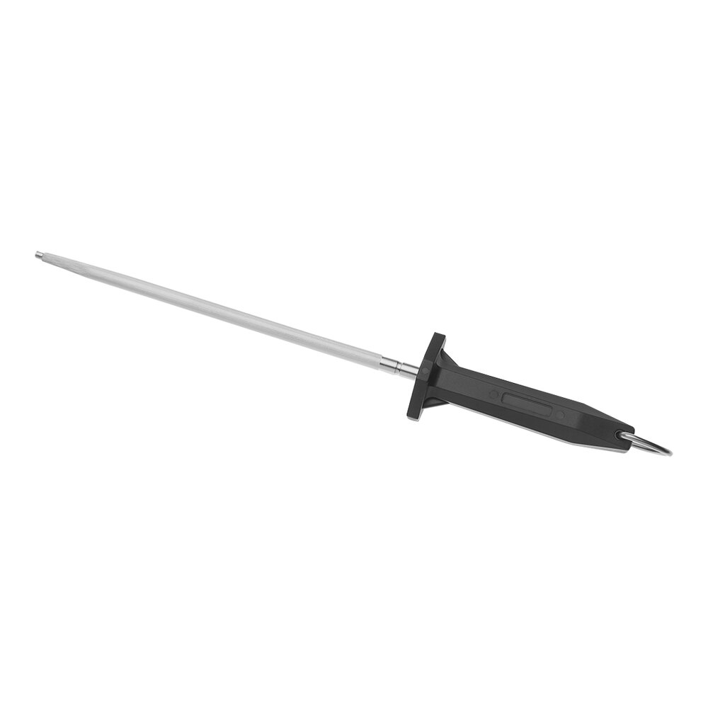 Mercer Culinary 10" Regular Cut Knife Sharpening Steel with Black ...