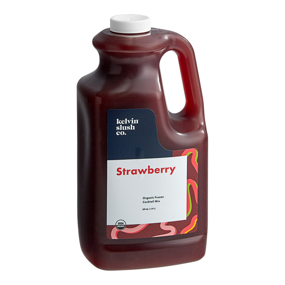 Kelvin Slush Co. Organic Frozen Strawberry Cocktail Mix 64 fl. oz.