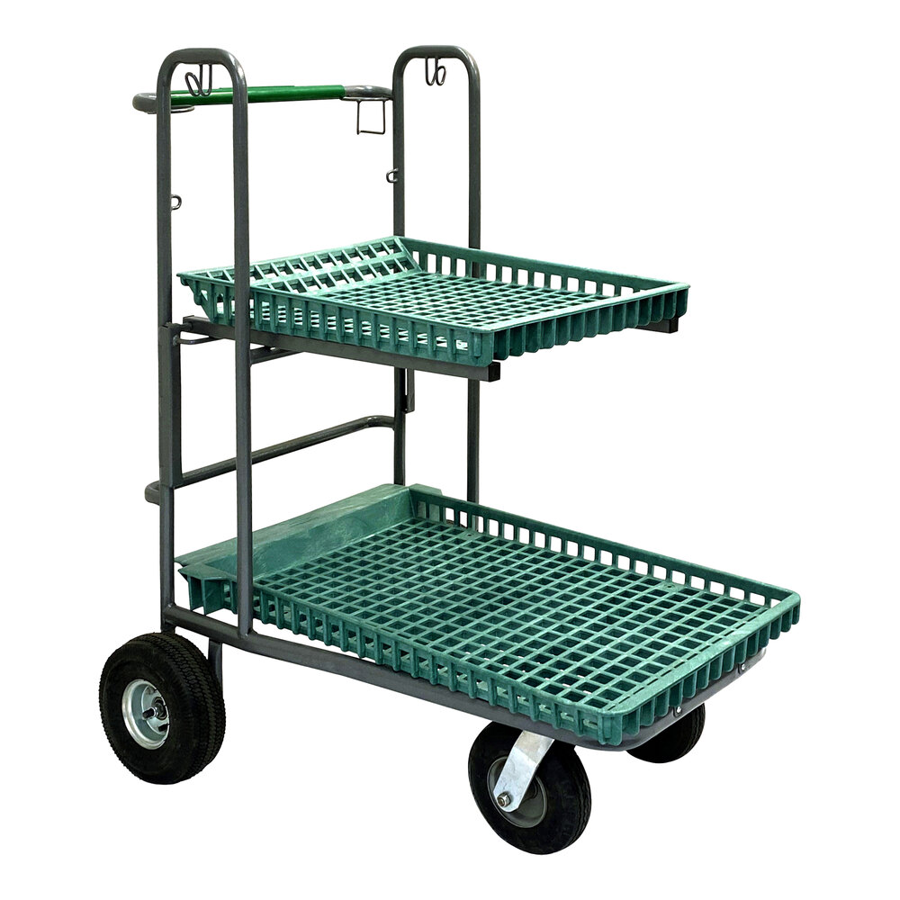 R.W. Rogers Company 33" x 40" 2-Tier Flip-Top All-Terrain Nesting ...