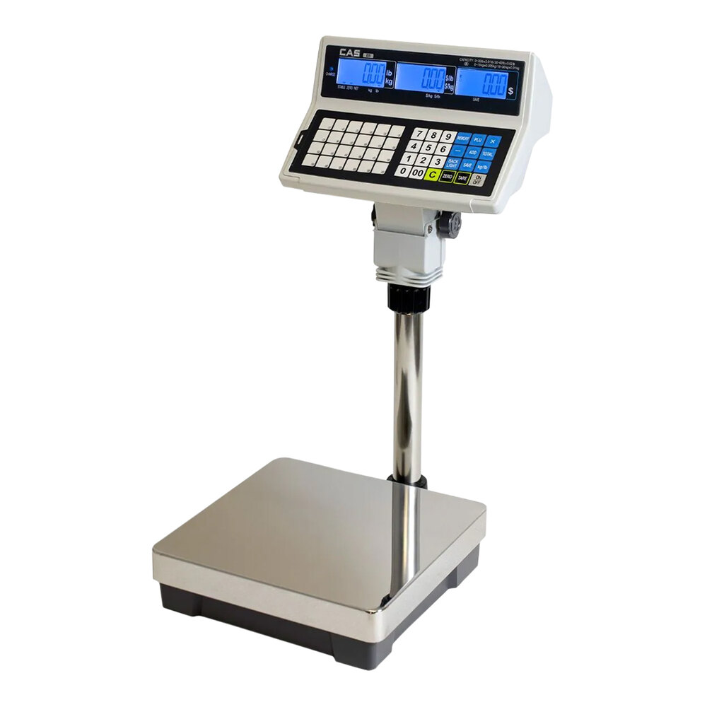 CAS EB-60 EB Series 60 lb. Digital Price Computing Bench Scale with ...