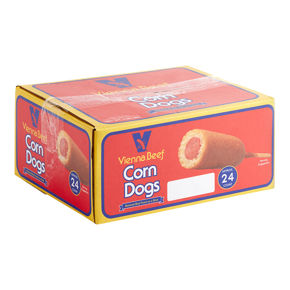 Vienna Beef 3.25 oz. Corn Dog - 24/Case