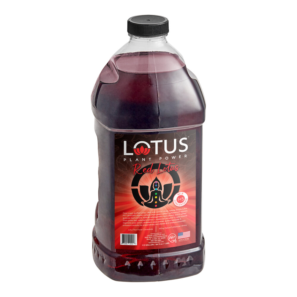 Lotus Plant Power Red Lotus 5:1 Energy Concentrate 64 fl. oz.