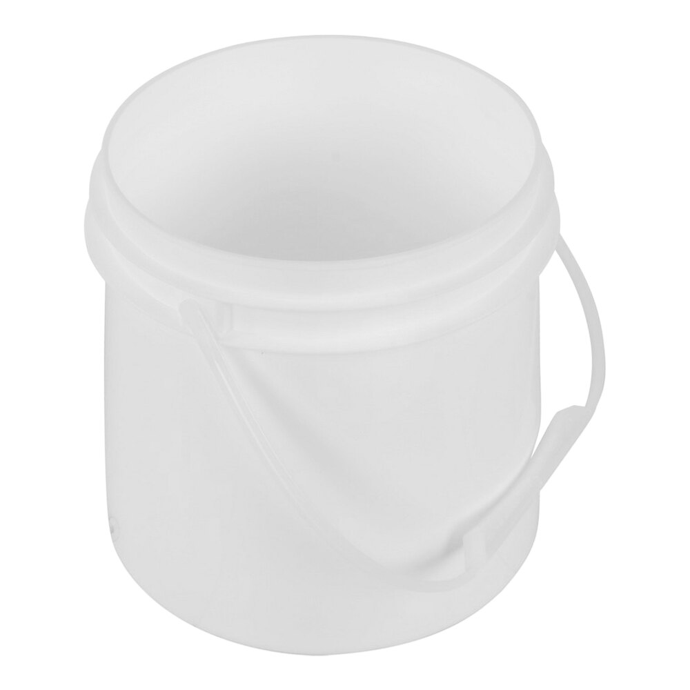 Vestil PAIL-1-PWP 1 Gallon White HDPE Open-Head Pail with Plastic Handle