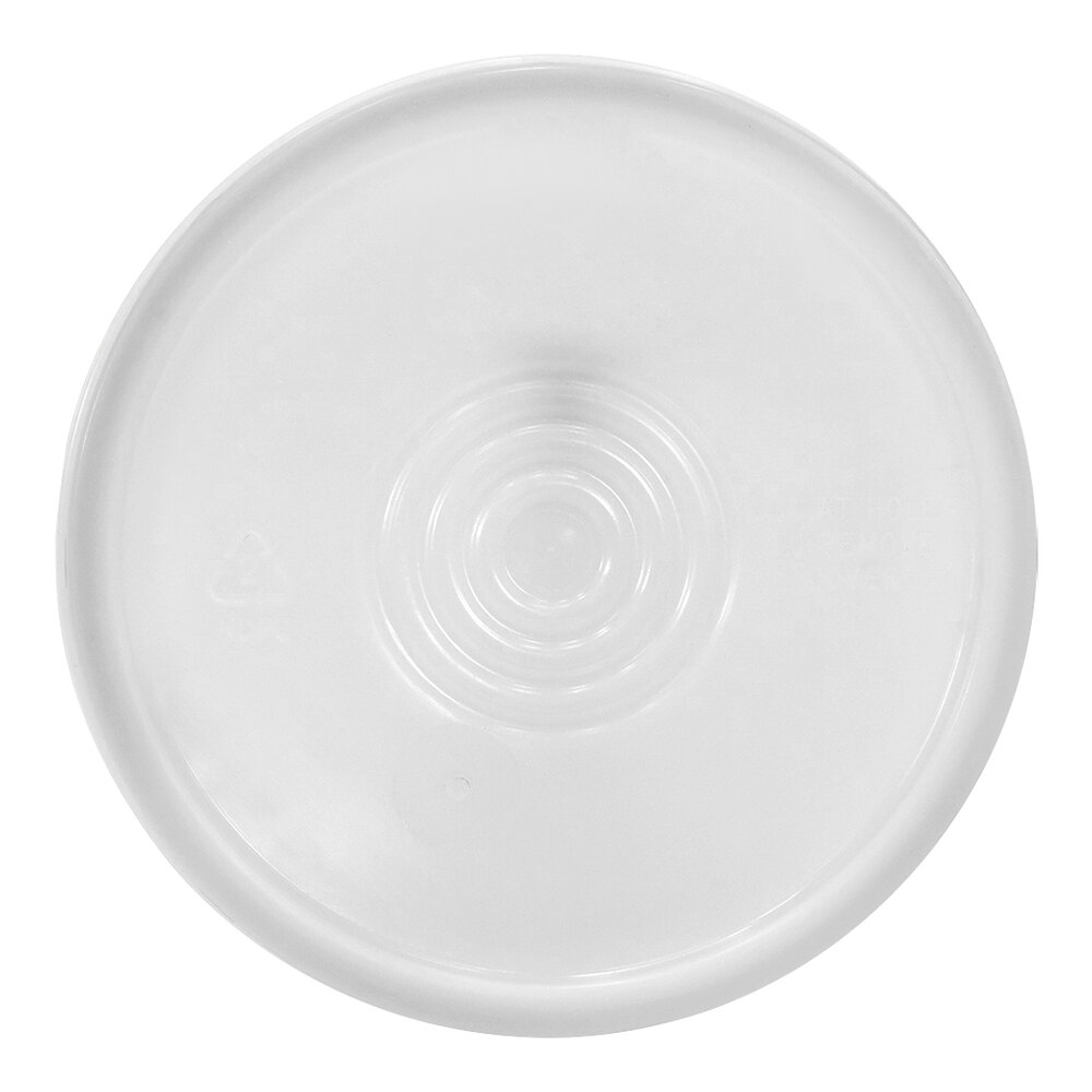 Vestil LID-54-PN HDPE Natural Lid for PAIL-35-PWS, PAIL-54-PWS, and ...