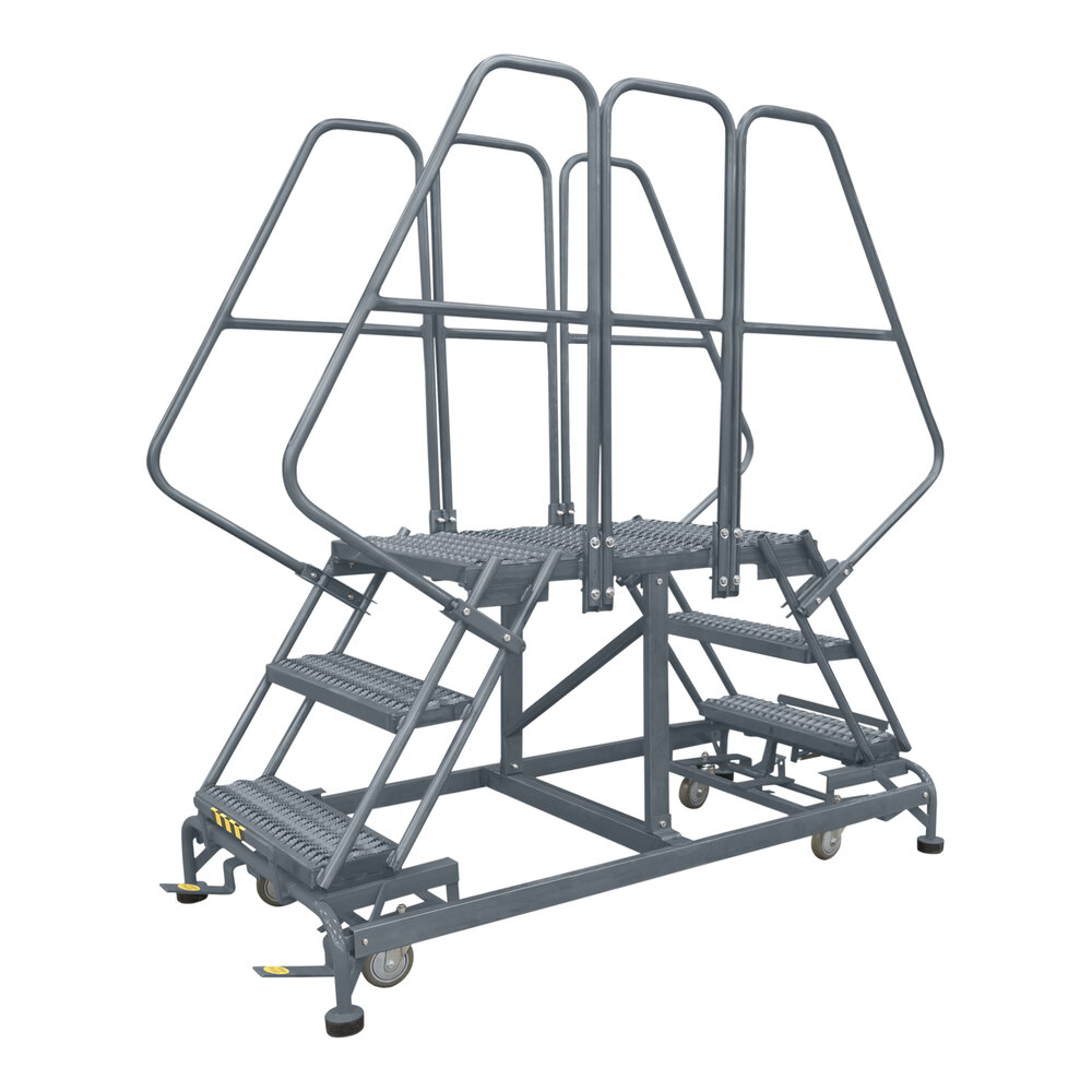 Ballymore 33" x 84" 3-Step Steel Double Entry Work Platform DEP3-2460 ...