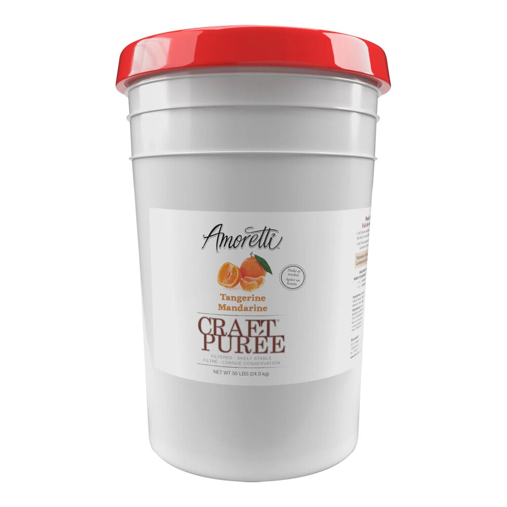 Amoretti Tangerine Craft Puree 6 Gallon (55 lb.)