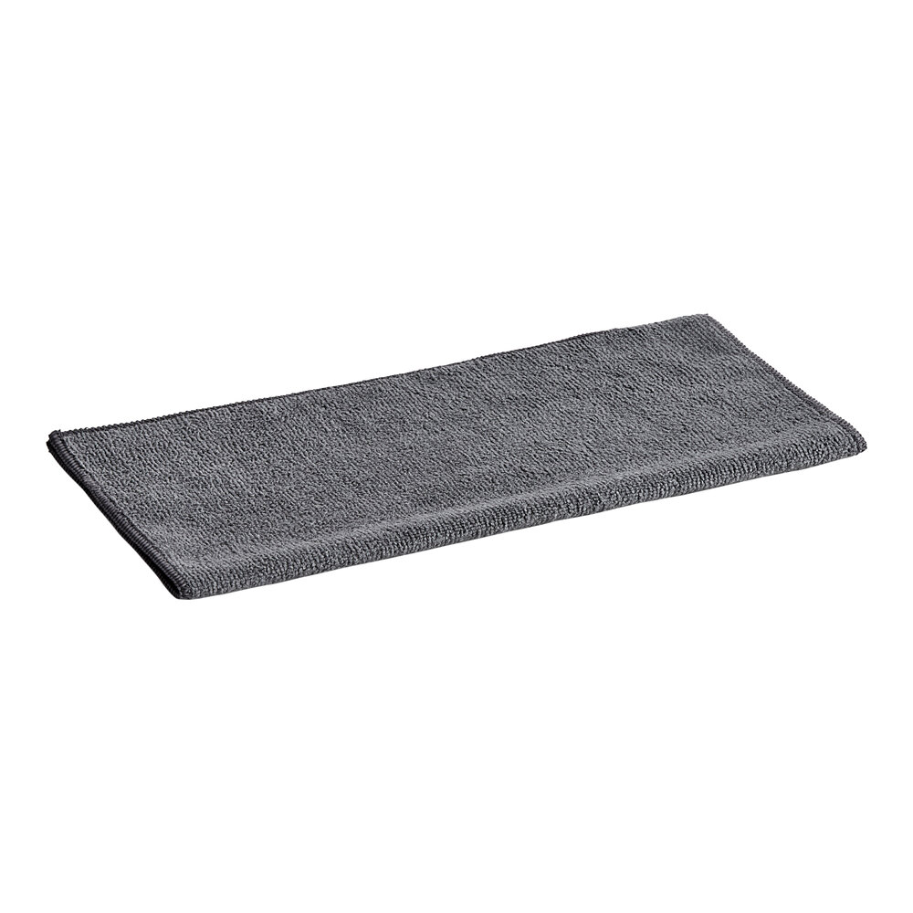 Advantage Supplies 12" x 12" Charcoal Gray Microfiber General Purpose ...