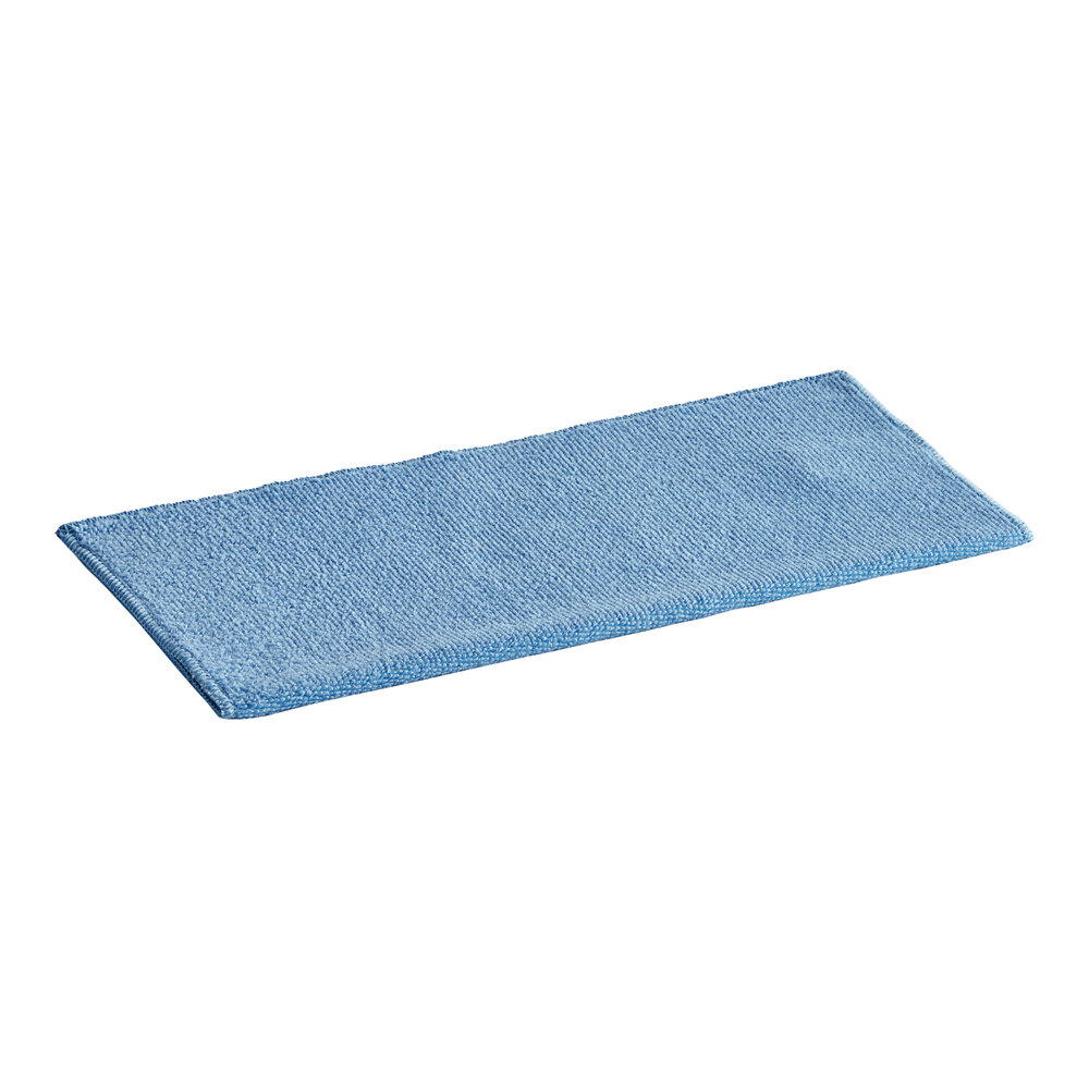 Advantage Supplies 12" x 12" Blue Microfiber General Purpose Cloth - 12 ...