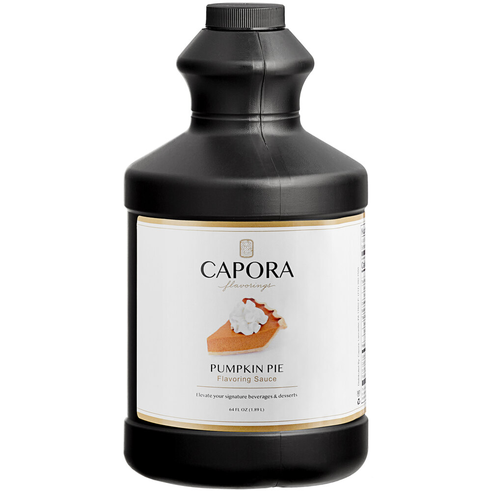Capora Pumpkin Pie Flavoring Sauce 64 fl. oz. - 6/Case