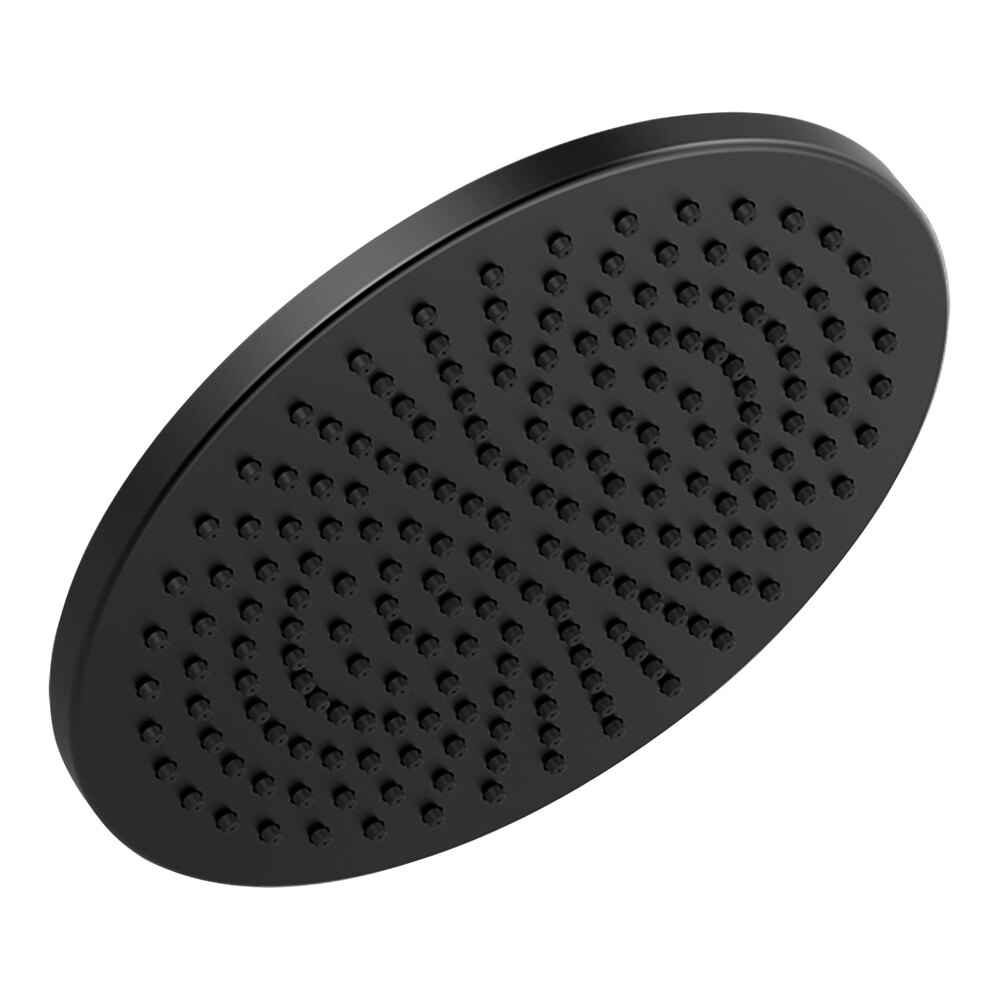 Delta Faucet 52158-BL25 2.5 GPM Matte Black Finish Single-Setting Round ...