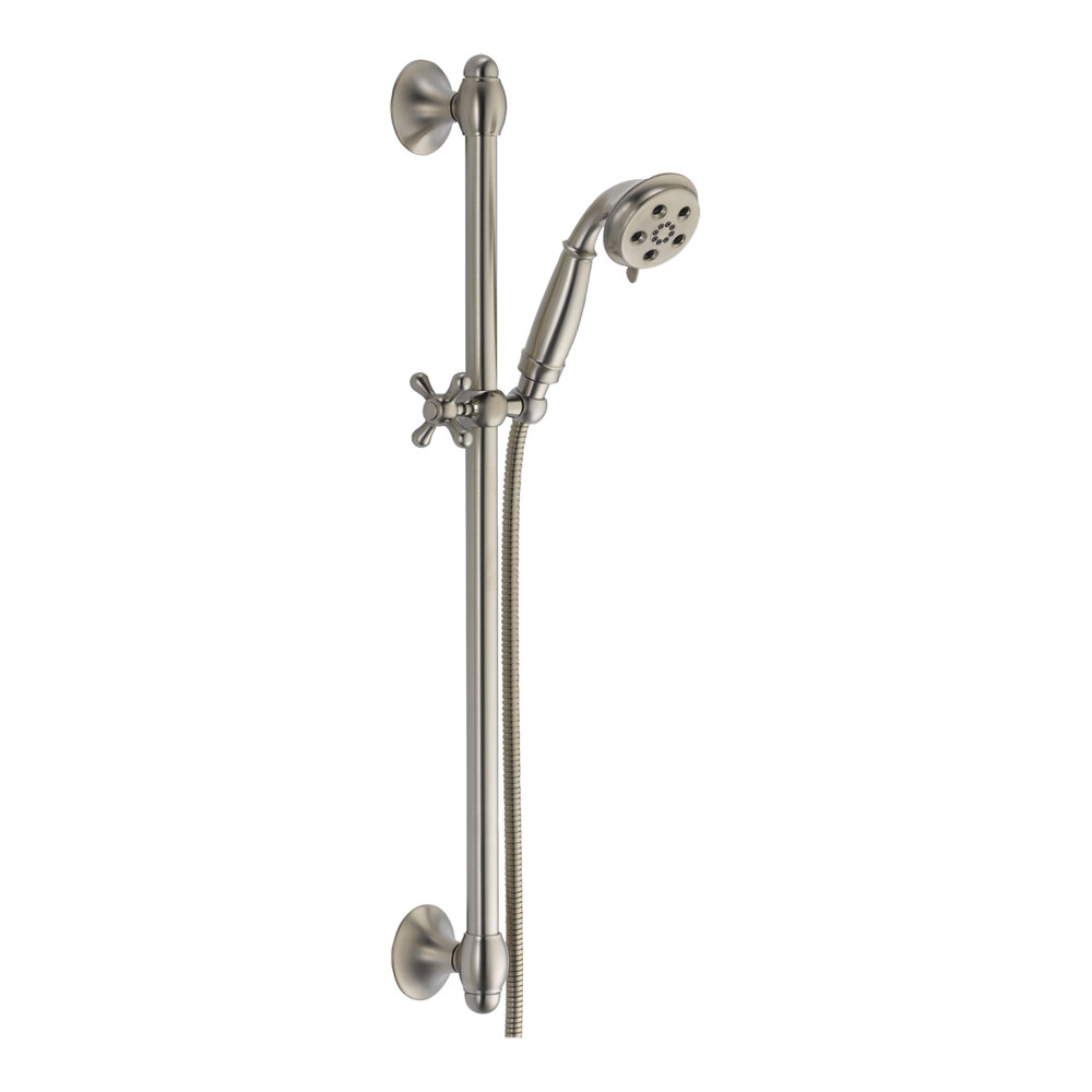 Delta Faucet 51308-SS H2Okinetic Stainless Steel 3-Setting Slide Bar ...
