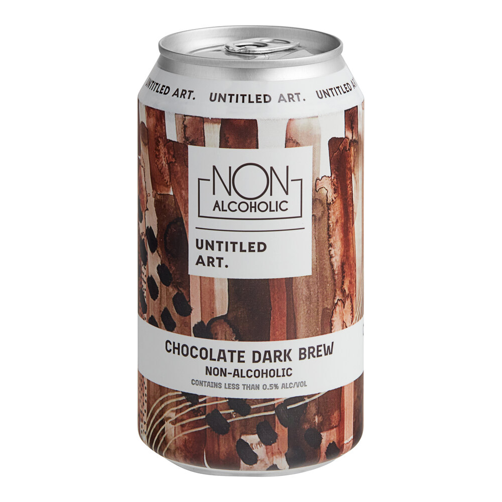 Untitled Art Non-Alcoholic Chocolate Dark Brew 12 fl. oz. - 6/Pack