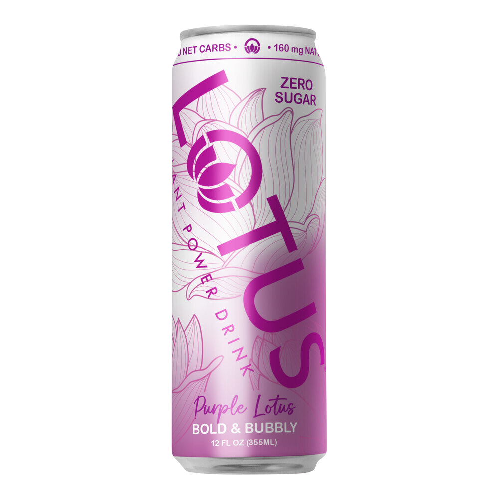 Lotus Plant Energy Zero Sugar Purple Lotus Plant Power Energy Drink 12 ...