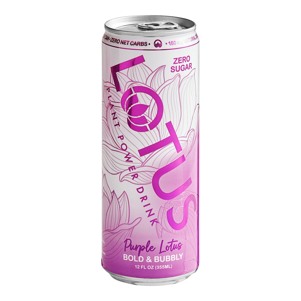 Lotus Plant Energy Zero Sugar Purple Lotus Plant Power Energy Drink 12 ...