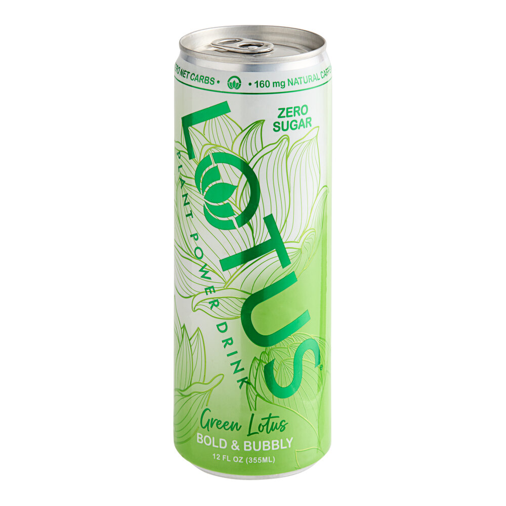 Lotus Plant Energy Zero Sugar Green Lotus Plant Power Energy Drink 12 ...