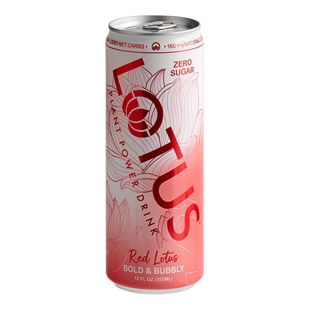 Lotus Plant Energy Zero Sugar Red Lotus Plant Power Energy Drink 12 fl ...