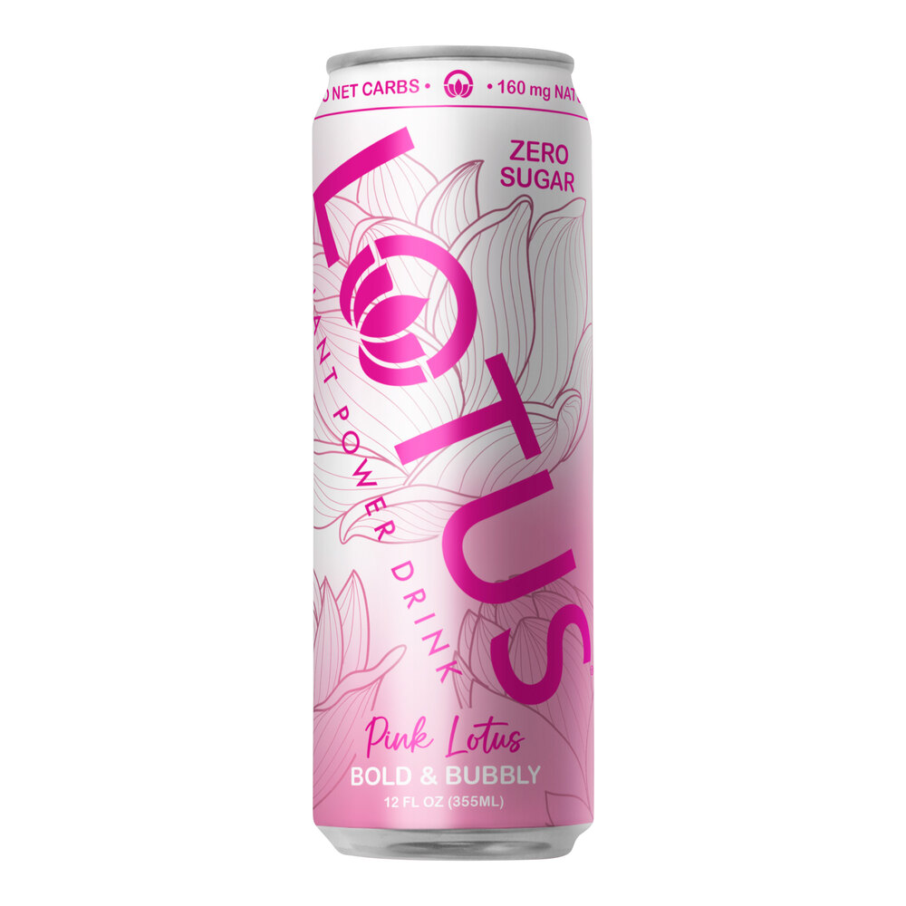 Lotus Plant Energy Zero Sugar Pink Lotus Plant Power Energy Drink 12 fl ...
