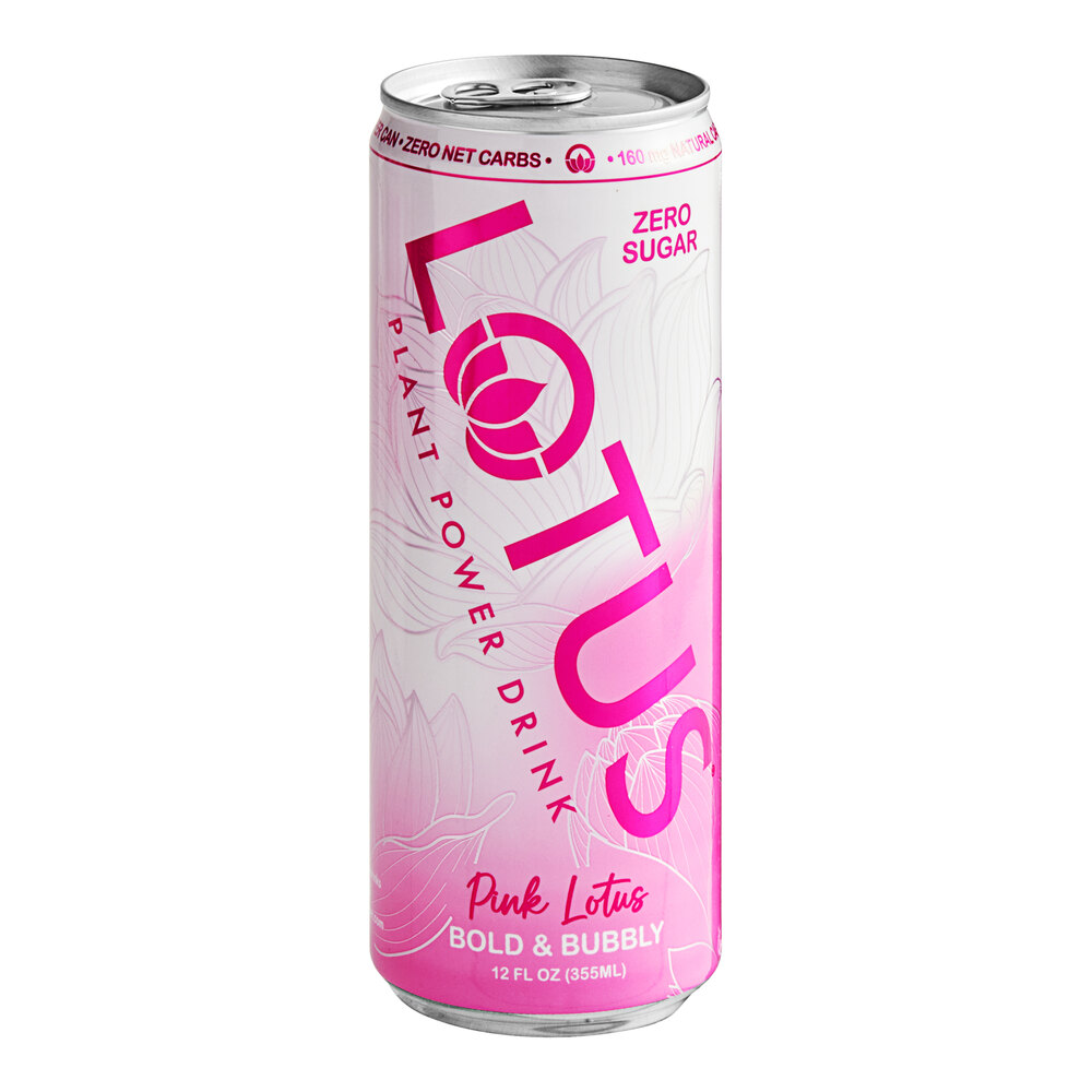 Lotus Plant Energy Zero Sugar Pink Lotus Plant Power Energy Drink 12 fl ...
