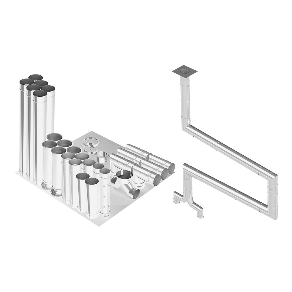 NAKS SWNAKS-KIT21 22" x 50' 55-Piece Stainless Steel Regular-Clearance ...