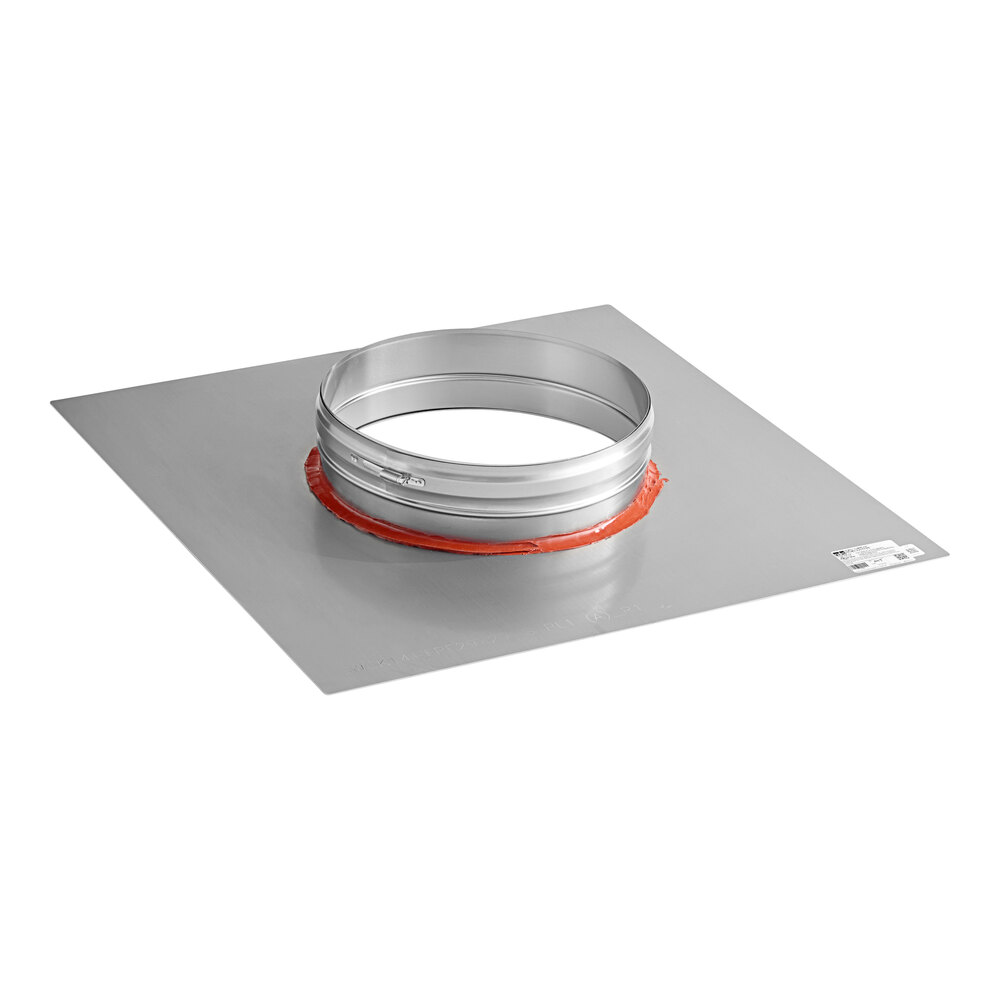 NAKS SWCK12-FPE:29X29 12" Stainless Steel Single-Wall Fan Plate Adapter ...