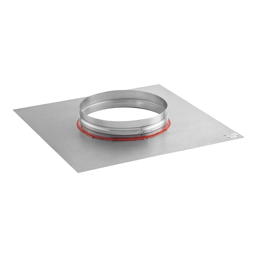 NAKS SWCK18-FPE:36X36 18" Stainless Steel Single-Wall Fan Plate Adapter ...