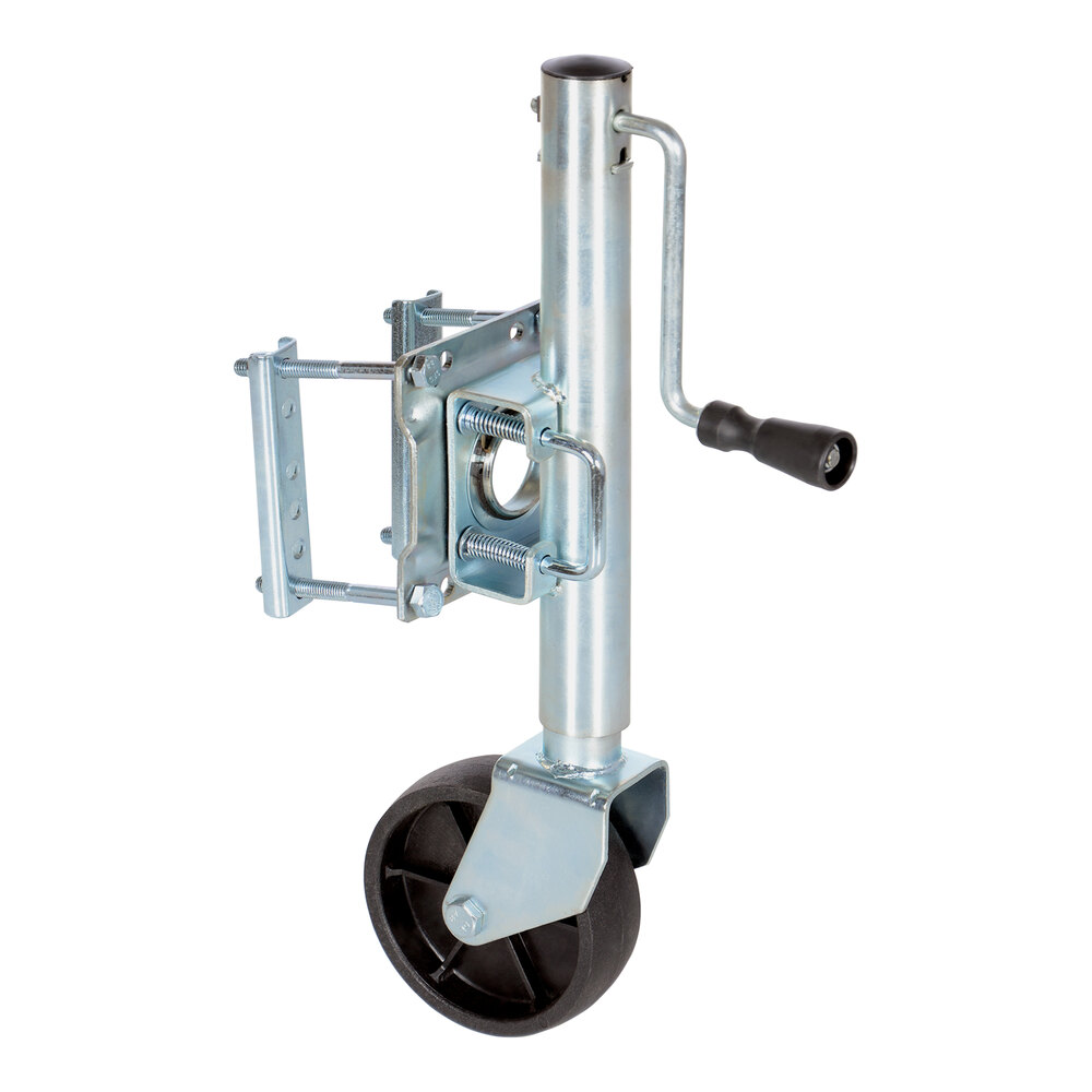 Vestil 800 lb. Steel Side Crank Swivel Trailer Jack with 23"-33" Height ...