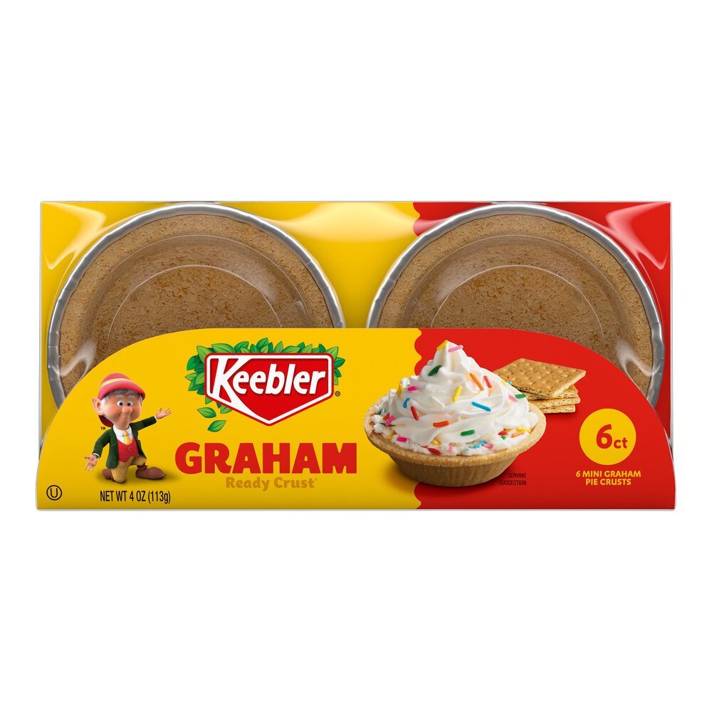 Keebler Ready Crust Mini Graham Pie Shell 4 oz. - 12/Case