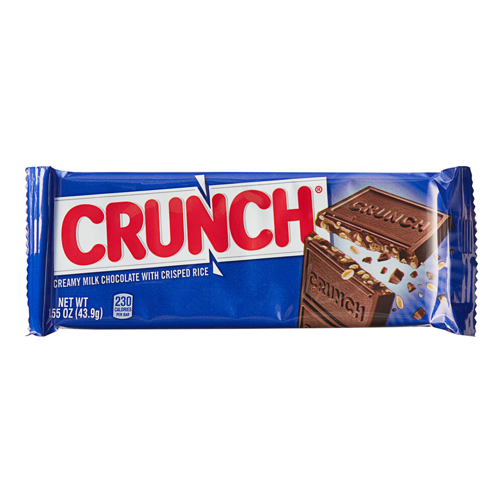 Crunch Full Size Candy Bar 1.55 oz. - 36/Box