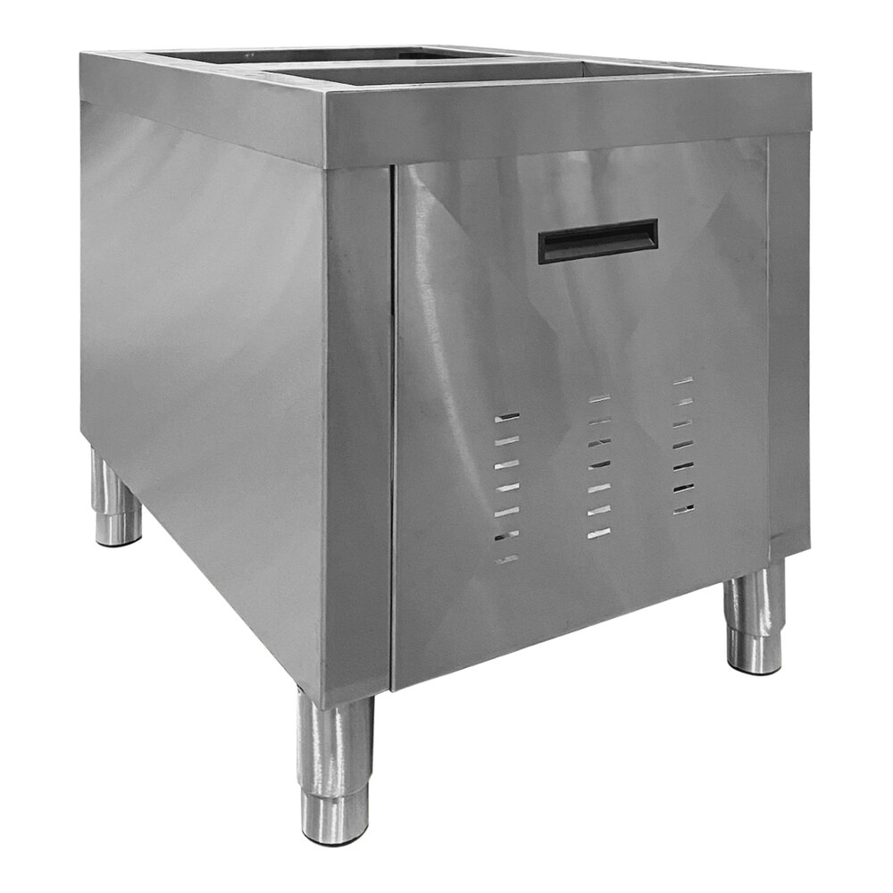 Scotsman IODST22 29" x 22" x 30" Stainless Steel Ice Dispenser Stand ...